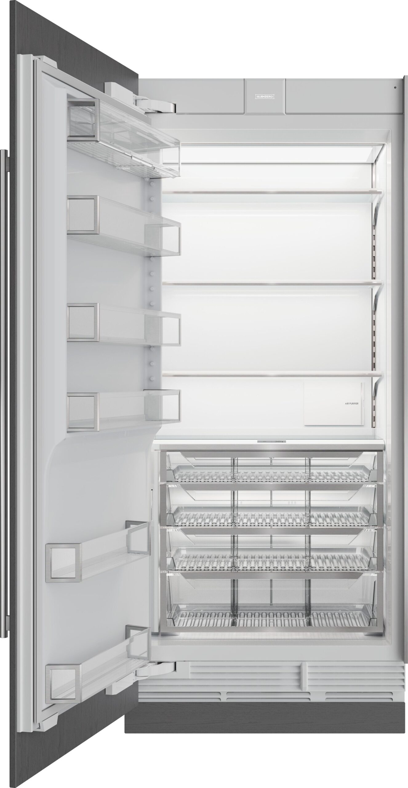SUB-ZERO Built-In Panel Ready Refrigerator 36″ Designer Column Panel ...